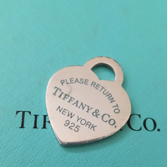 Tiffany & Co. | Jewelry | Tiffany Co Silver Heart Charm | Poshmark